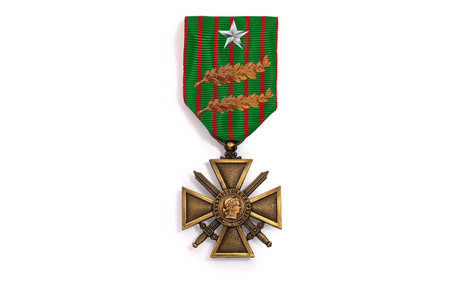La croix de guerre de Metzeral - Charles Barberot